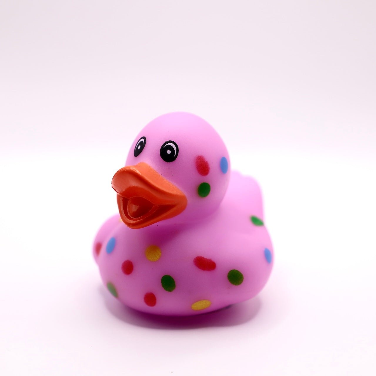 Multi Color Spotted Purple Duck – Dashboard Ducks